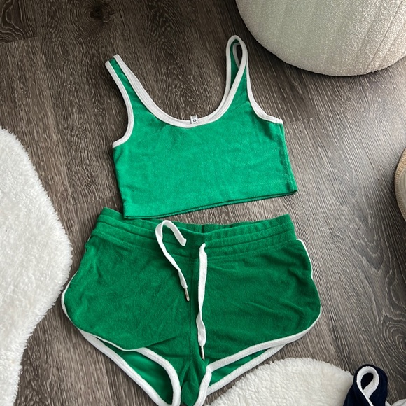 Tops | Terry Cloth Set | Poshmark